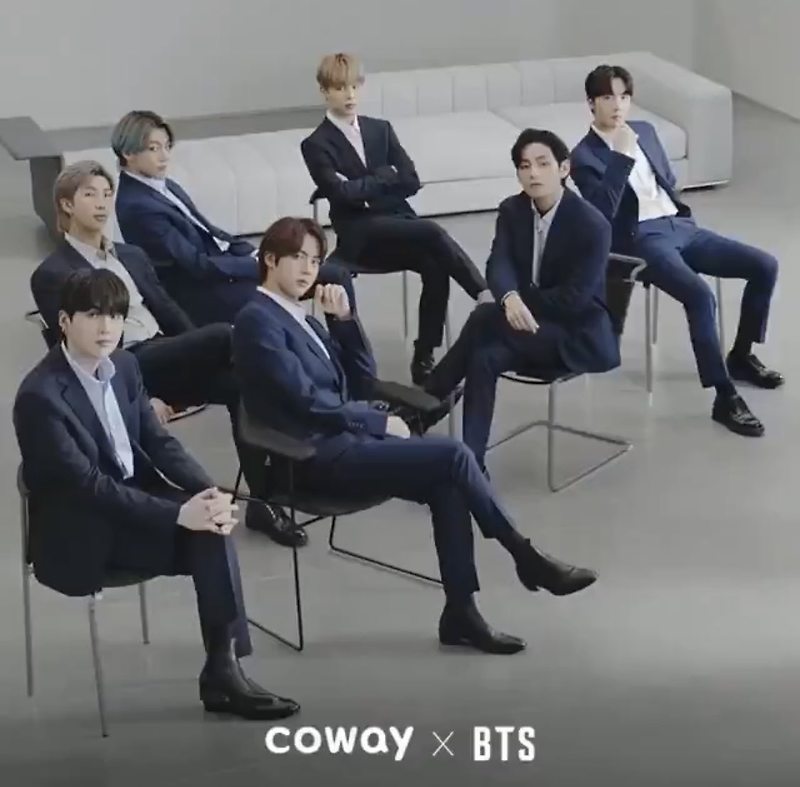 방탄소년단 _ 코웨이 이미지컷 coway × BTS :: 니니아의 초록창