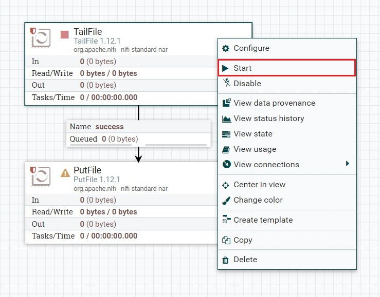 TailFile To PutFile 패턴 개발