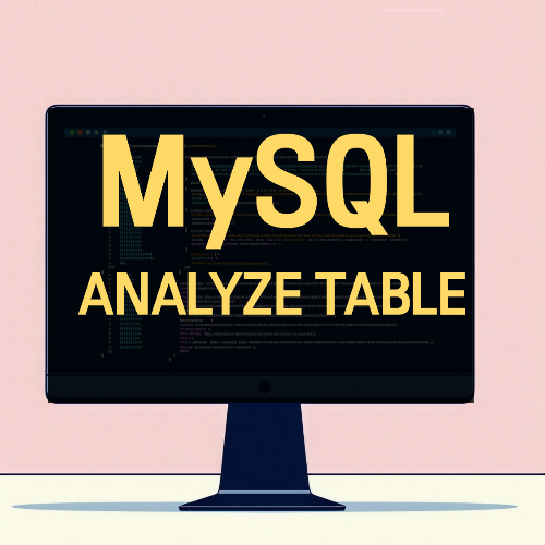 [MySQL] ANALYZE TABLE 완벽 가이드 사용법(테이블 분석)
