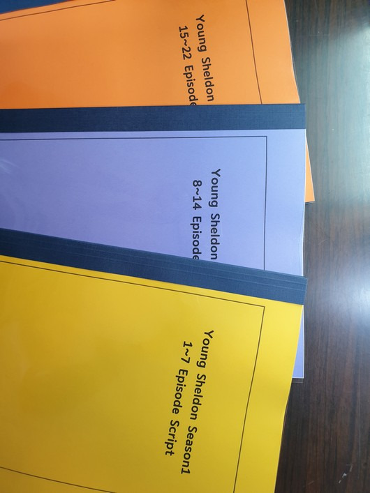 영화/미드대본(Movie Script) 자료 몰 :: Young Sheldon 영셸든 시즌1 미드영어대본 제본