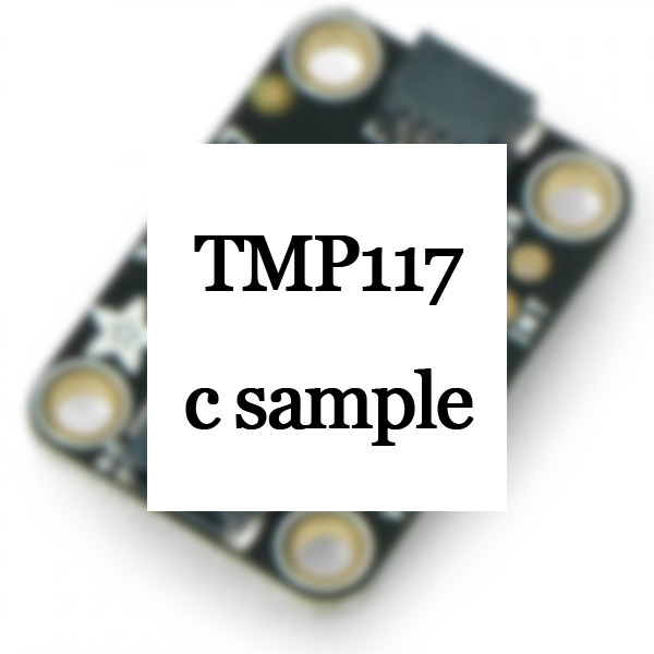 [TMP117] c sample code ( stm32용 )