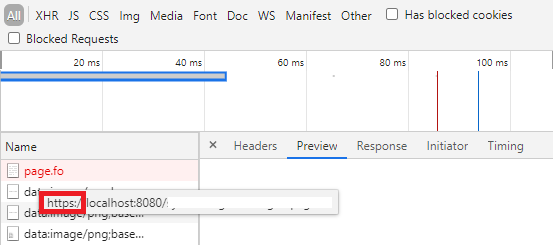 Invalid character found in method name .. HTTP method names must be tokens 오류 조치