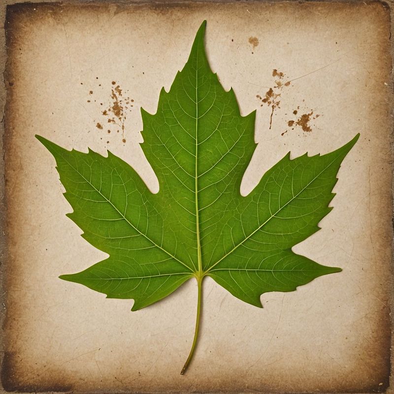 식물 잎사귀 문양(Leaf Imprint Art) – 자연의 아름다움을 담은 예술