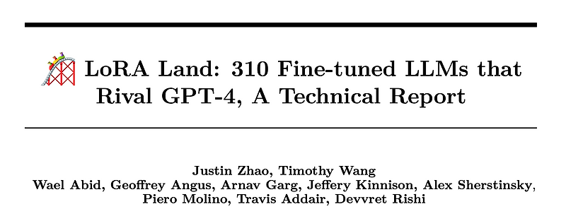 LoRA 기반 미세 조정 LLM: GPT-4를 뛰어넘을 수 있을까? - caffeineWoo