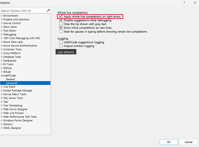 [VS] Code Intellisense, Code Completions :: 기억상기용
