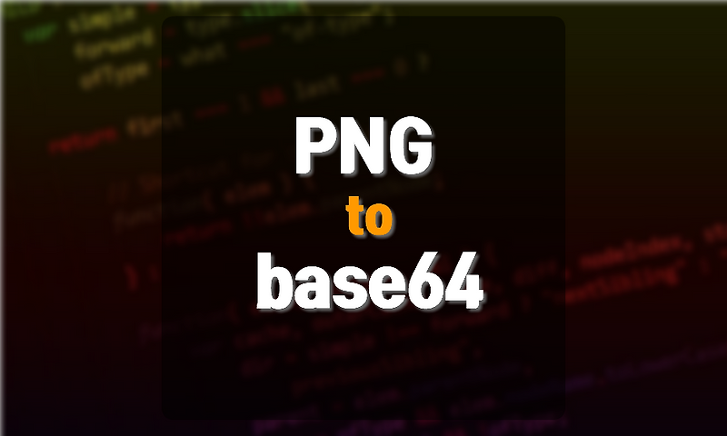 PNG to base64