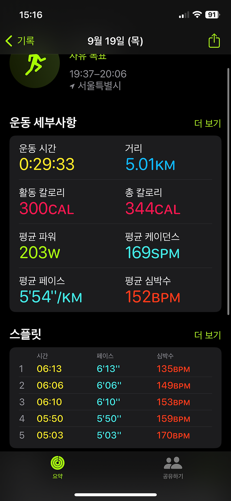 24년 9월 3주차(10km,2/7일)