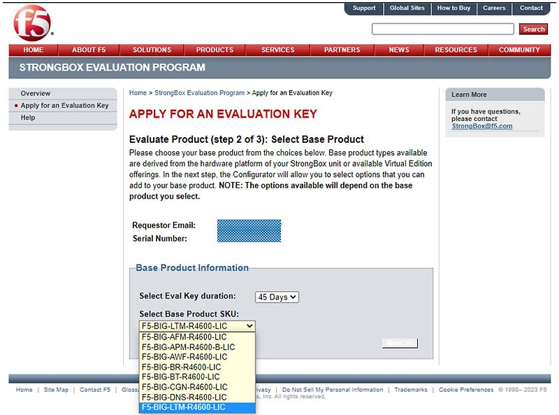 [F5] HARDWARE & LICENSE :: Astin