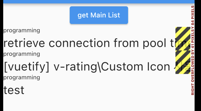 [Flutter] overflow 처리하기