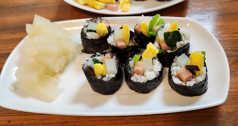 소박한 옛날김밥