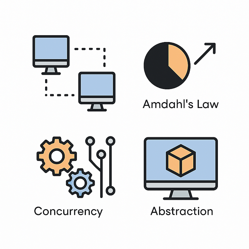 컴퓨터구조 기초개념 네트워크 개요 시스템에서 중요한 개념암달의 법칙 동시성과 병렬성 추상화 — 그냥사람의 It 이야기