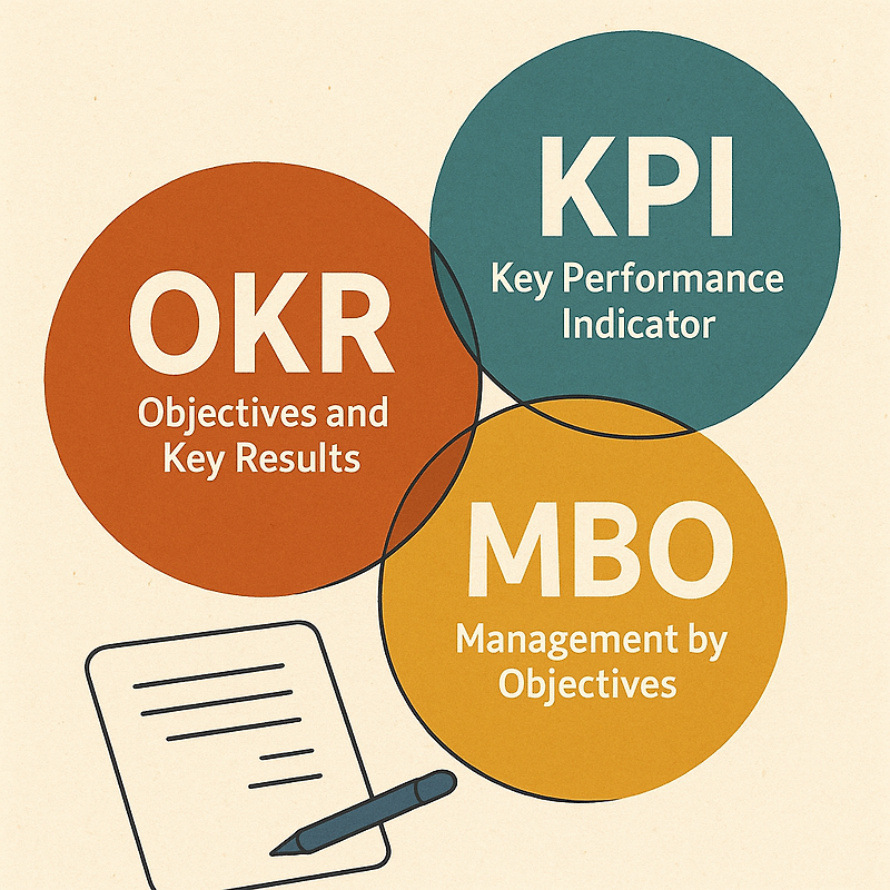 📊 OKR, KPI, MBO 완전 비교