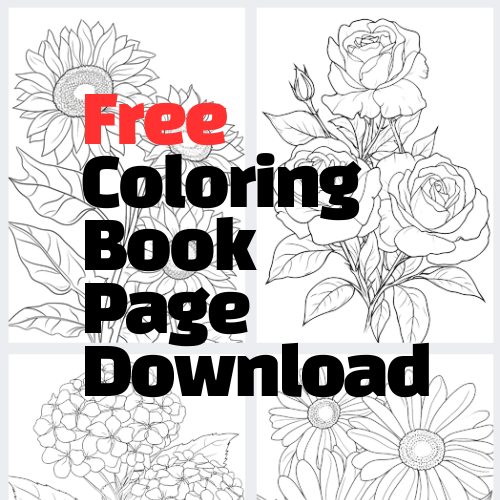 Free Coloring Book Pages No.4, 5, 6