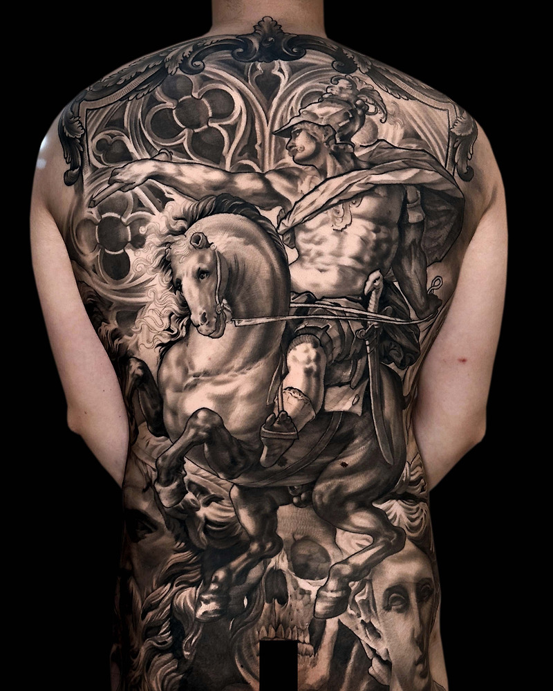 Black&Grey Tattoo [Back] - ssab_tt