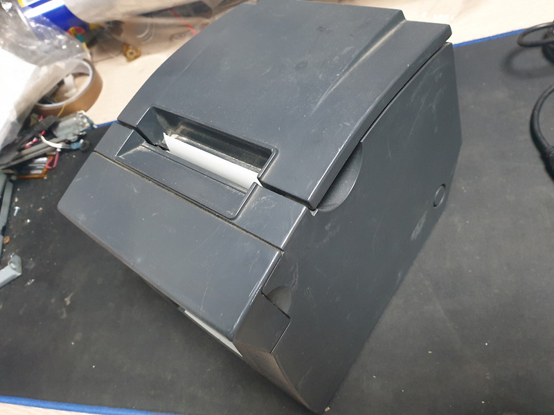 서울 마포구에서 글씨흐림으로 epson tm-t83 M226G 포스 엡손 프린터 사설 수리 고장 AS