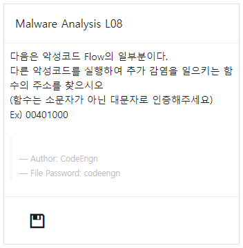 [CodeEngn] Malware Analysis L08