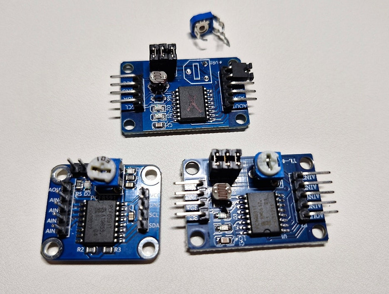 [Raspberry Pi / PCF8591] PCF8591을 이용한 아날로그-디지털 입출력 신호 변환 (파이선)