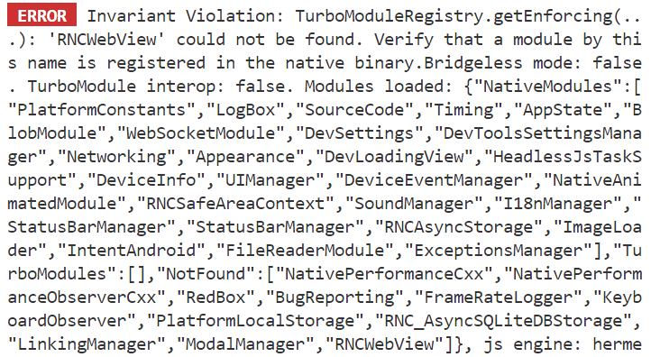 [리액트 네이티브 - expo] Webview