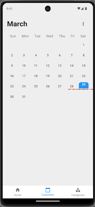 [Flutter] Bottom Overflowed 오류 해결