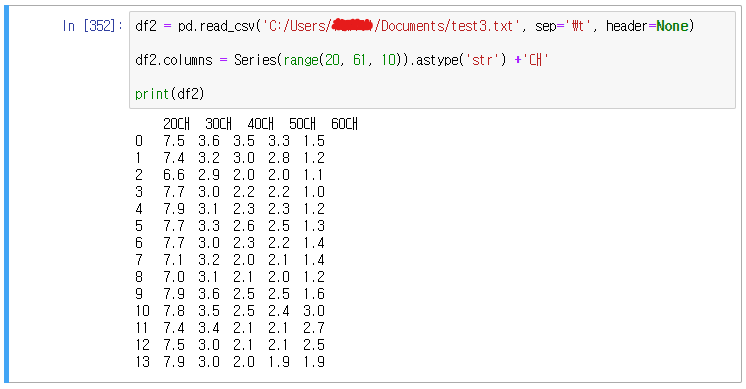 [복습] Python index object 수정(rename 메서드)