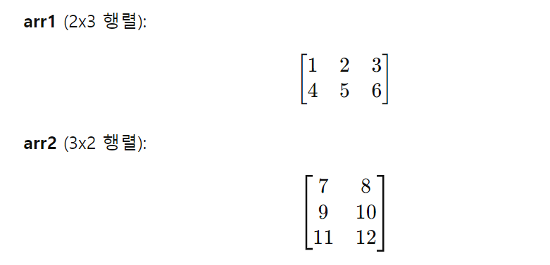 [JAVA] 프로그래머스 LEVEL2 행렬의 곱셈