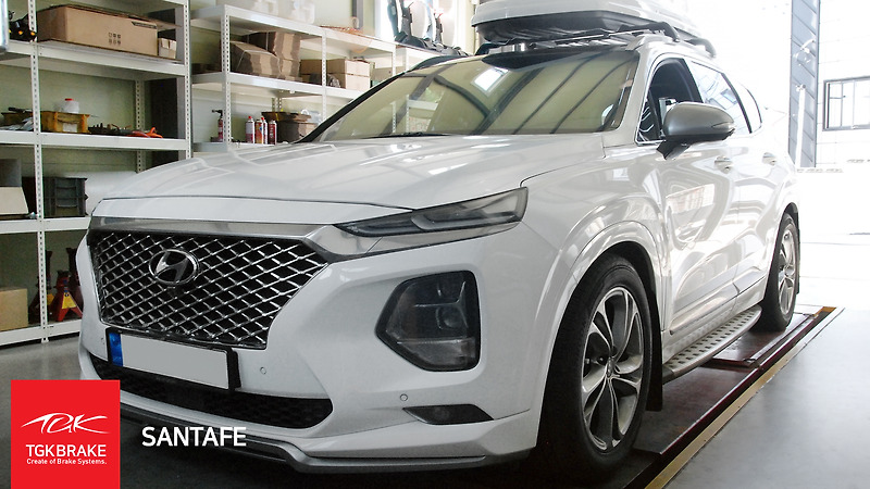 [현대 싼타페TM] 4P브레이크 튜닝 시 디스크 방향을 잘 확인해주세요 - 울산브레이크튜닝전문샵 :: TGK 브레이크