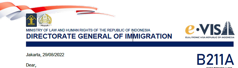 [인도네시아 #1] 방문 비자(B221A) 발급 절차 및 후기