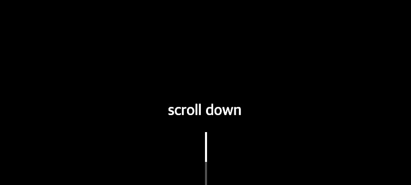 scroll down css animation