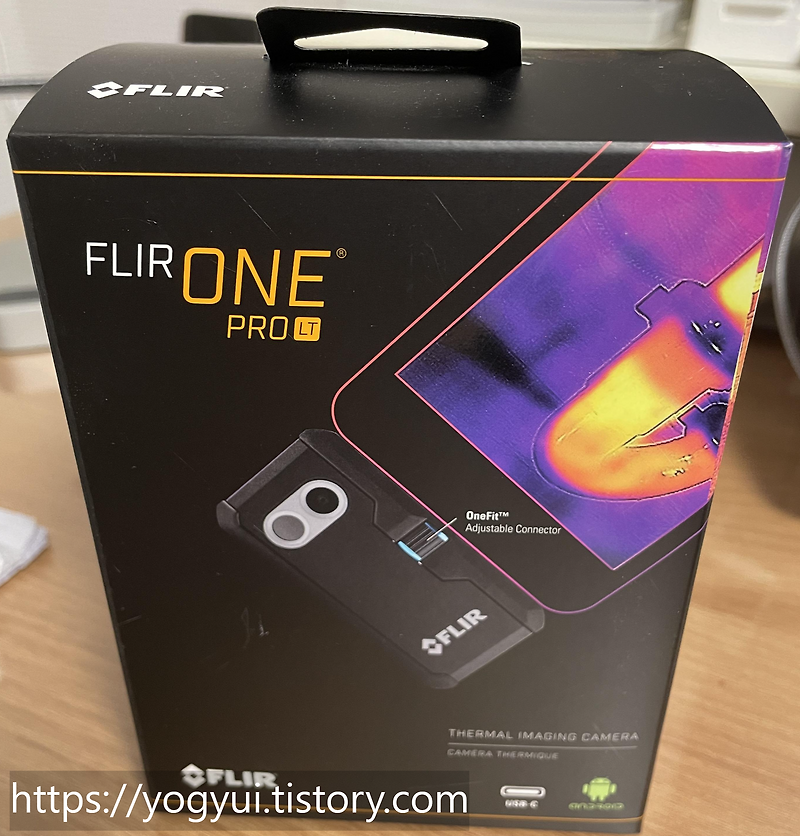 FLIR ONE PRO LT (스마트폰용 열화상 카메라) 언박싱