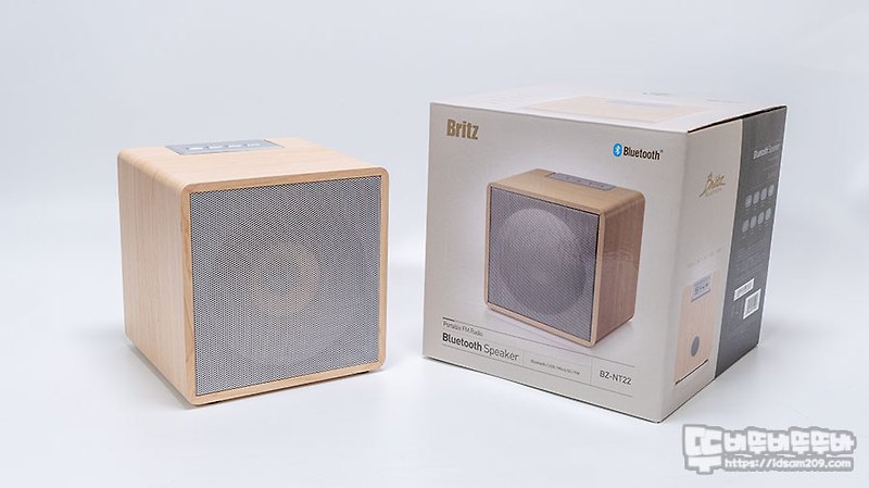 심플한 큐브 디자인 블루투스 스피커 브리츠 BZ-NT22