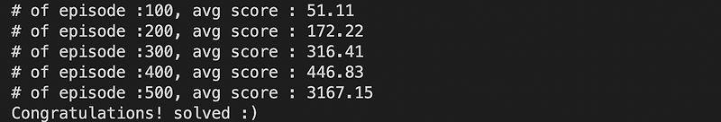 Banilla Policy Gradient를 Pytorch로 구현해 보자