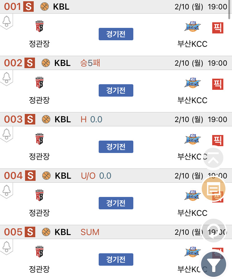 2월 10일 안양정관장 대 부산 KCC, BNK썸 대 KB스타즈, 인터밀란 대 피오렌티나, 마요르카 대 오사수나 경기 추천픽