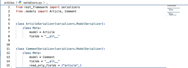 [DRF] Serializer 활용하기 :: AI 공부 일기장
