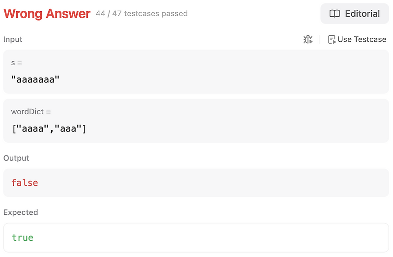 [Algorithm] LeetCode - Word Break — Swift Library