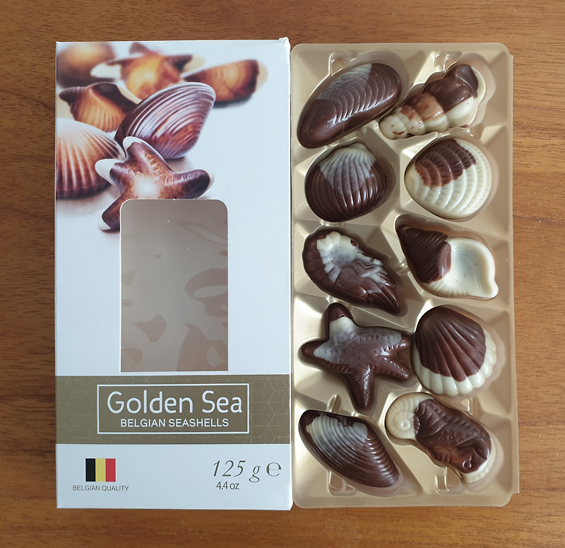 Golden Sea Belgian Seashells