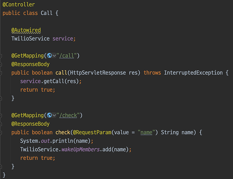 java,spring]twilio를 이용해서 전화솔루션 구축하기 (비상연락망)