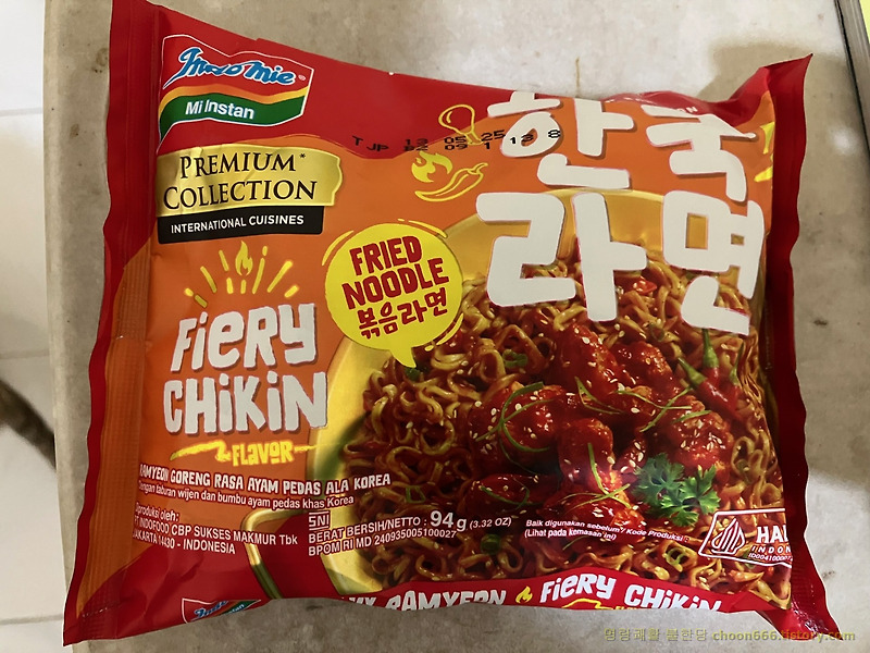 Indo Mie 한국라면 Fiery Chikin Flavor