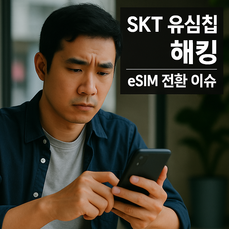 SKT 유심칩 해킹 사태: 왜 eSIM 전환을 적극 권장하지 않을까?