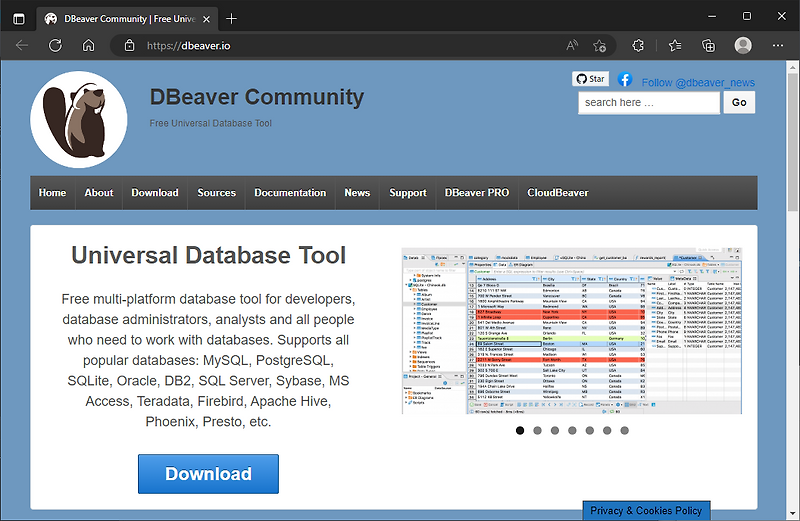 DBeaver 설치하고 Docker에 설치한 Oracle DB XE 11g에 연결