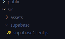 [TIL] supabase 연동 시 'url'과 'anone key'를 .env파일로 보안하는 방법