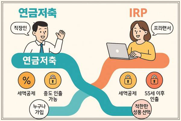 연금저축 vs IRP 뭐가 다를까? 절세부터 수령까지 완벽 비교!