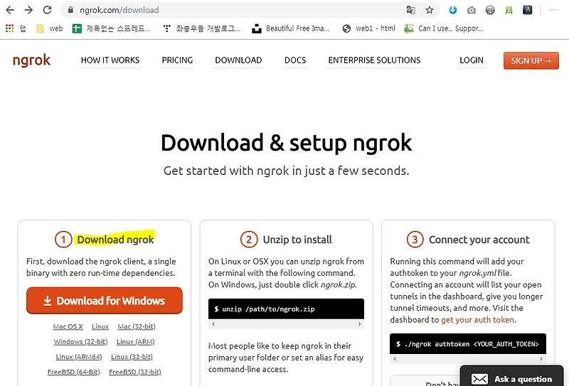 Django ngrok 설정, 홈 서버 :: 프리킴의 개발로그