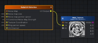 Mesh 없이 쇼크웨이브 만들기 (Polar Coordinates, Radial UV Distortion)