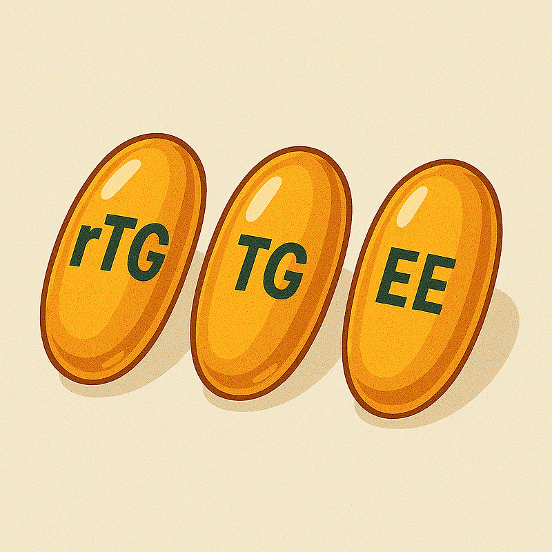 오메가3 정제 방식 비교 – rTG, TG, EE의 차이와 선택 기준 :: 지식공유공간