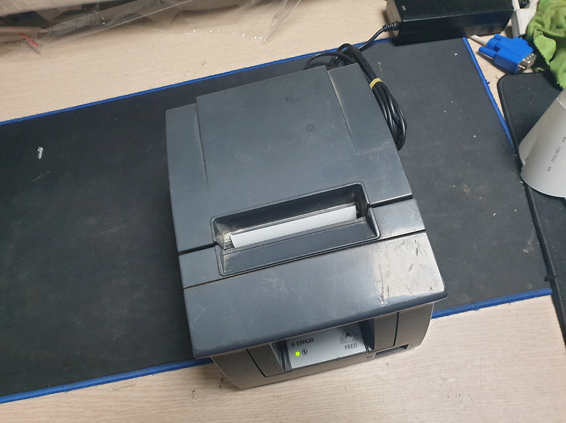 서울 마포구에서 글씨흐림으로 epson tm-t83 M226G 포스 엡손 프린터 사설 수리 고장 AS