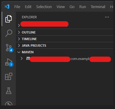 Visual Studio Code Maven Clean 기능 사용방법
