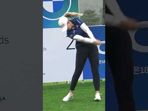 LPGA BMW 2023 마틸다 카스트렌의 드라이버 샷 Slow Motion!