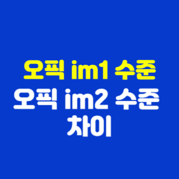 오픽 im1 수준과 오픽 im2 수준 차이 및 실제 답변 확인(서베이 중요성)