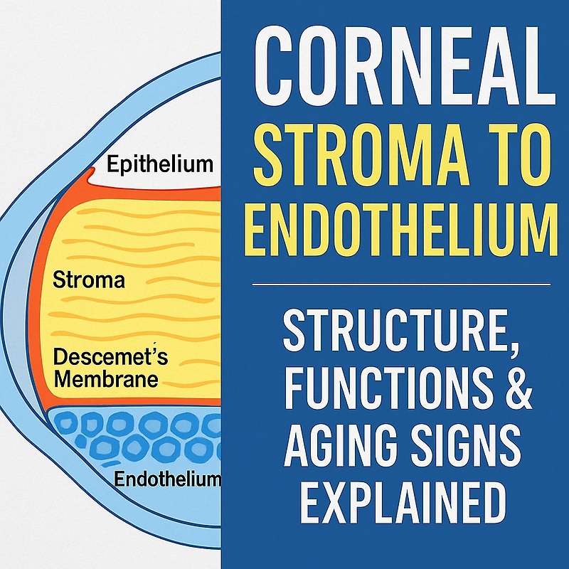 The central and inner layers of the cornea: the stroma, Descemet's ...
