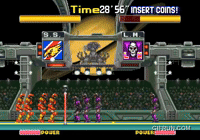 [오락실게임] Power Spikes II - 미래 배경의 배구 액션!